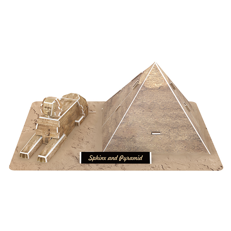 China World Famous Building 3d Foam Puzzle Sphinx and Pyramid Model ZC ...